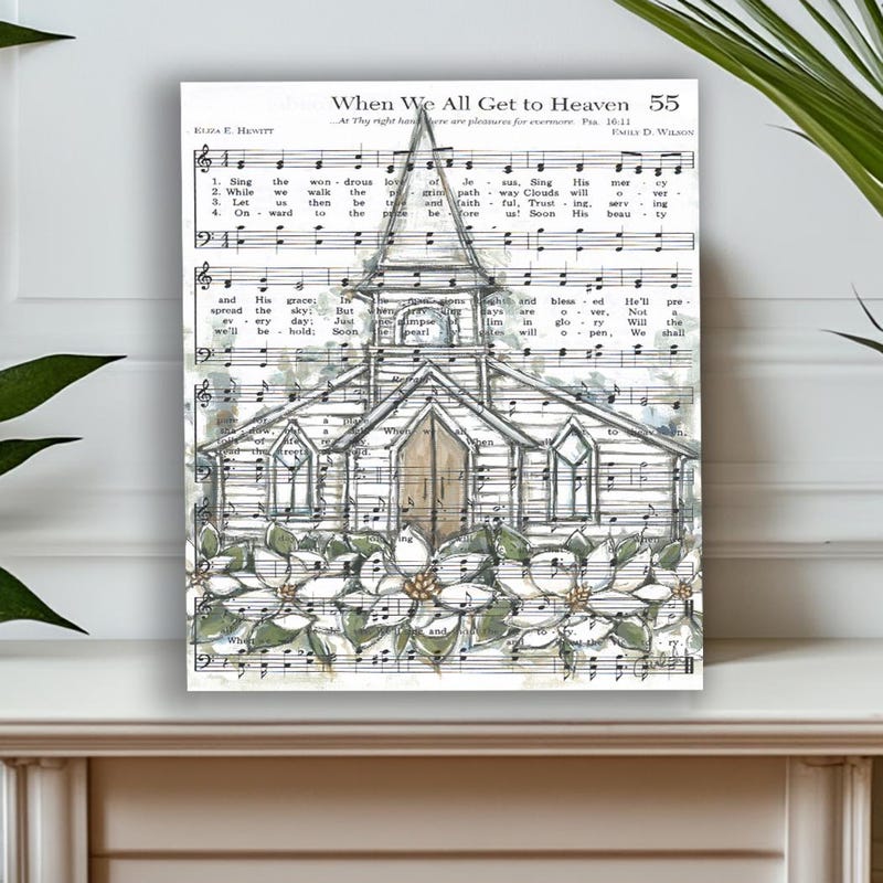 Printable Hymn Wall Art - Etsy