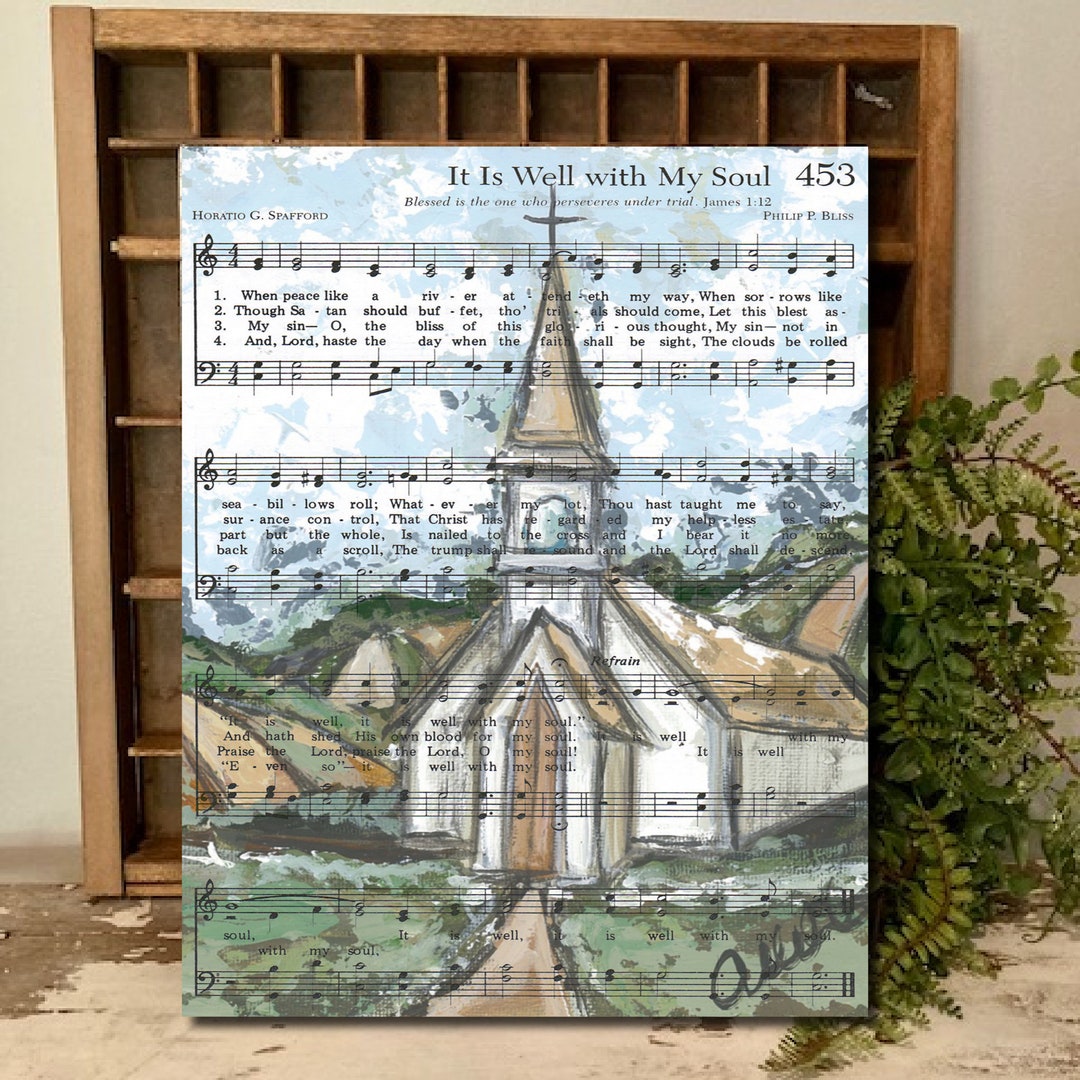 Christian Home Decor, Church Canvas Art Print, Living Room Wall Art, It ...