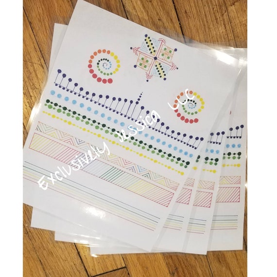 Henna Basics Practice Sheet | Etsy