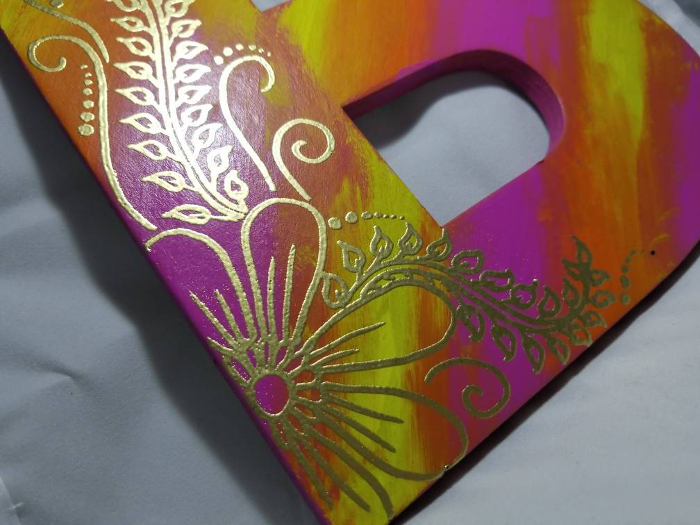 Bohemian Style Letter B - Etsy