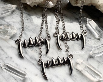 Vampire Fang Necklace - Etsy