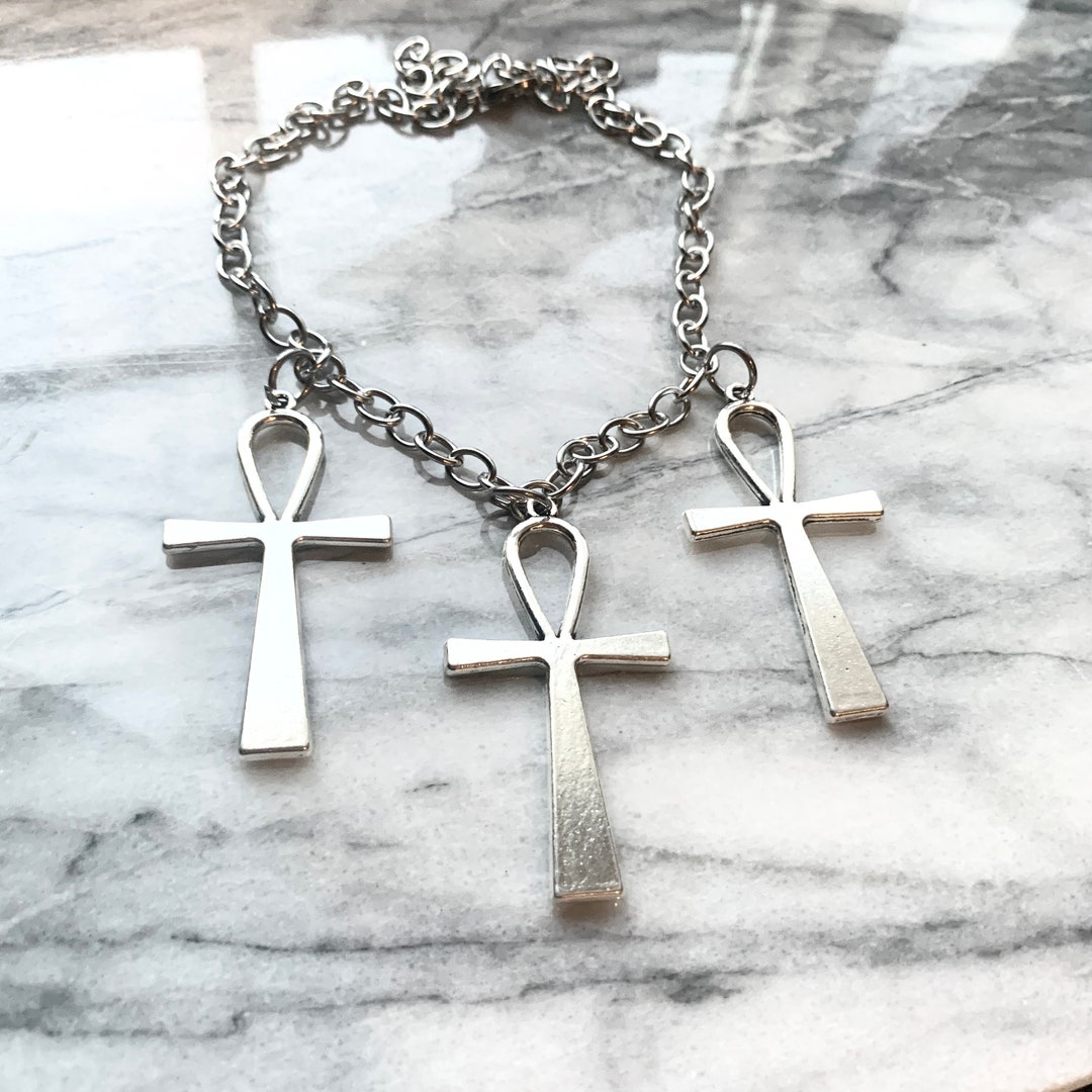 Triple Ankh Necklace - Etsy