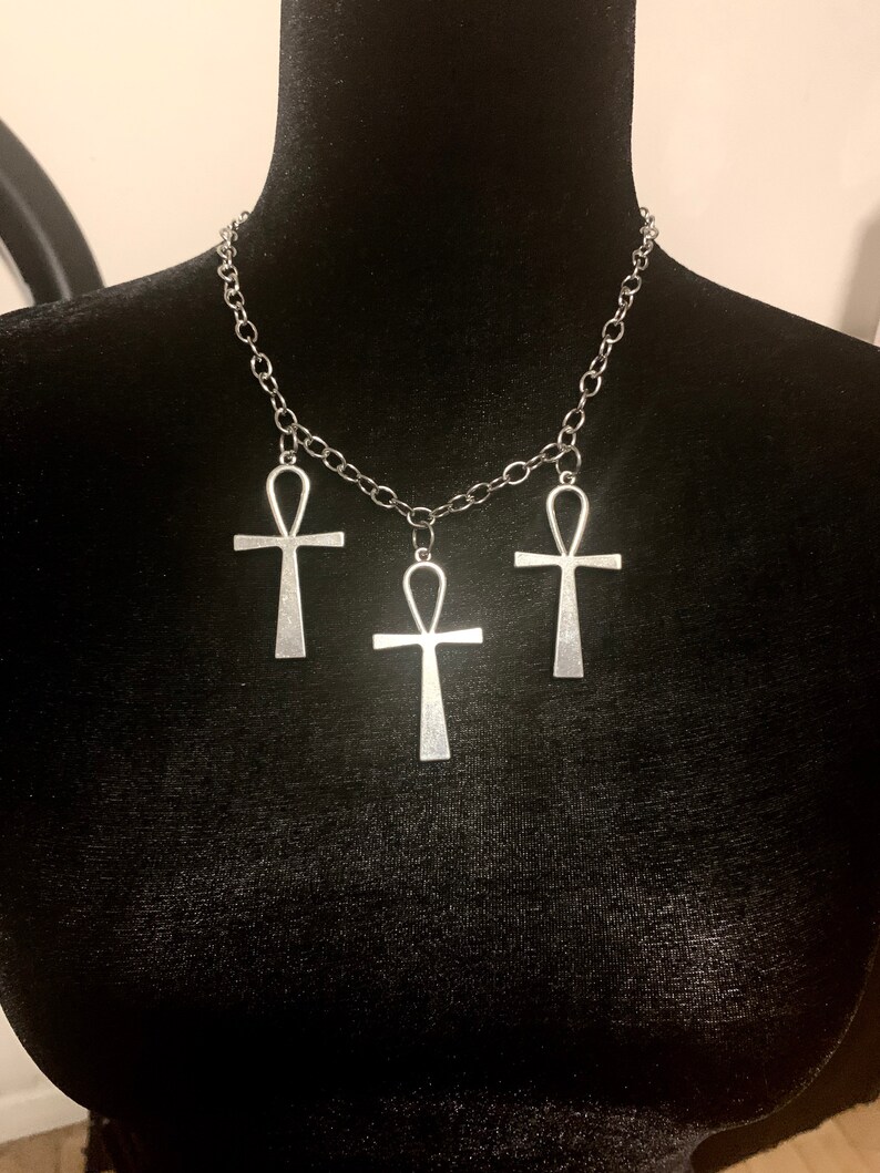 Triple Ankh Necklace - Etsy