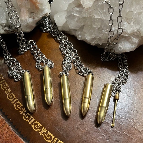 Bullet Necklace - Etsy