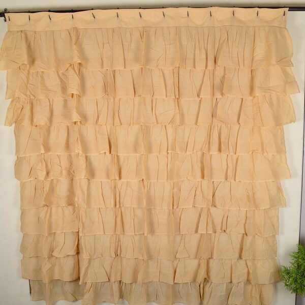 Ruffle Shower Curtain - Etsy