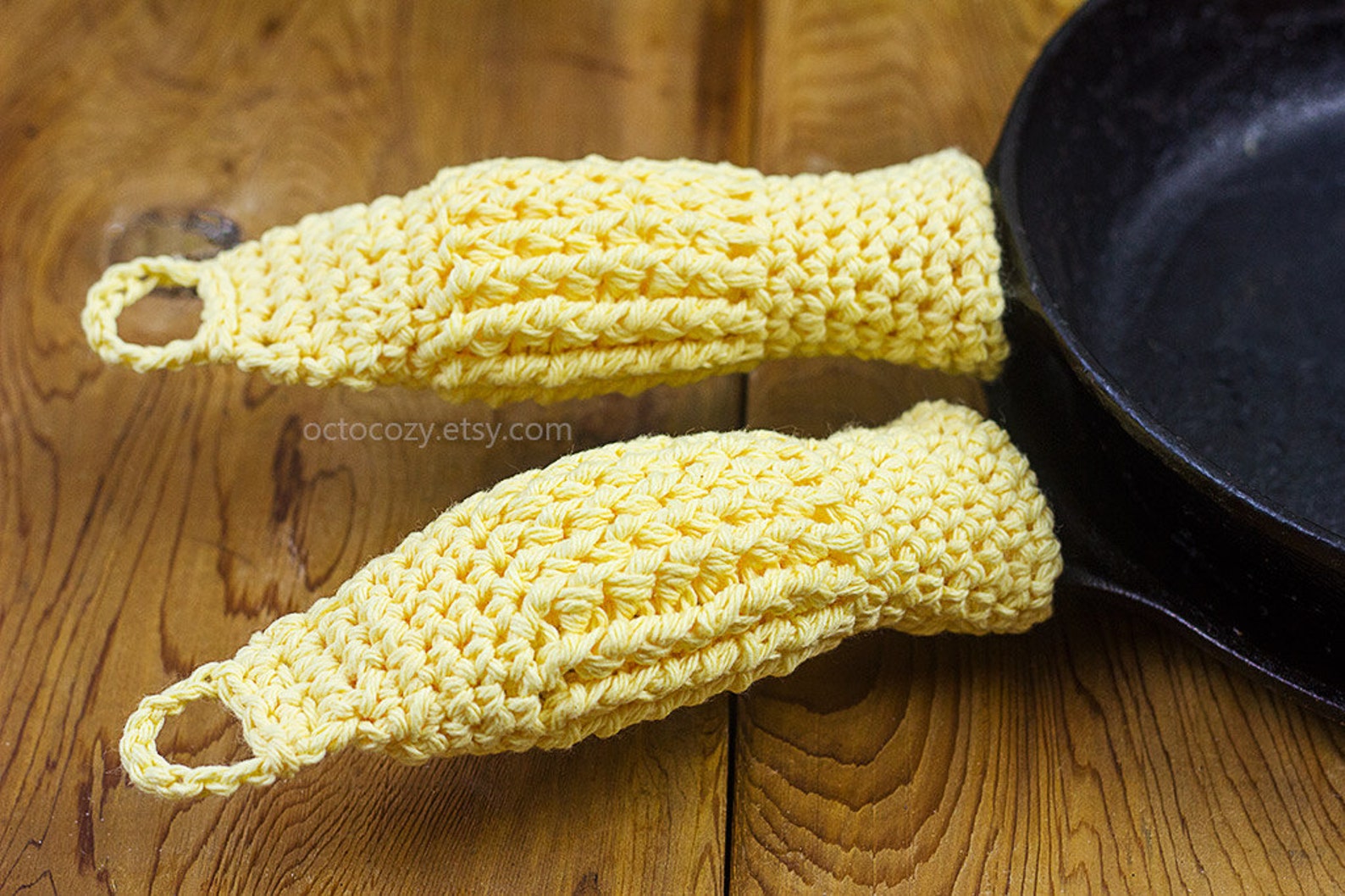 Cozygrip Cast Iron Pan Handle Cover Crochet Pattern - Etsy