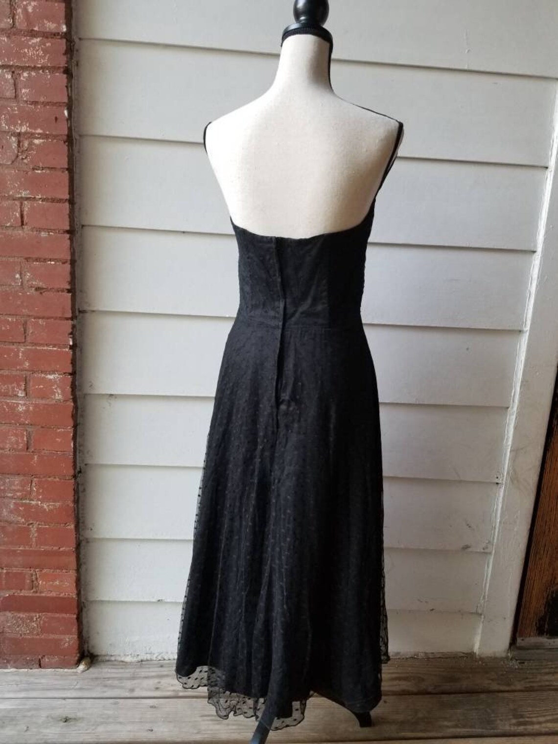 1990s Black Lace Prom Dress || Scott Mcclintock || Goth Chic - Etsy