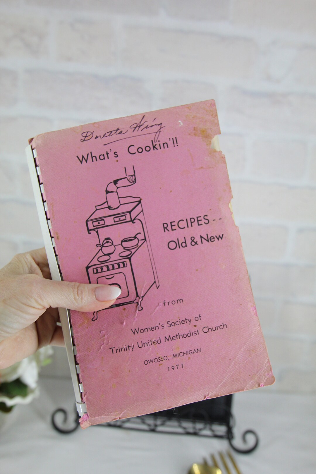 1970's TRINITY CHURCH COOKBOOK Vintage Womens Society What's Cooking ...