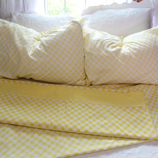Yellow Bed Sheet - Etsy