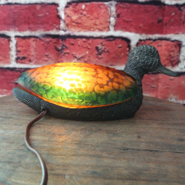 Stained Glass Duck Lamp - Etsy