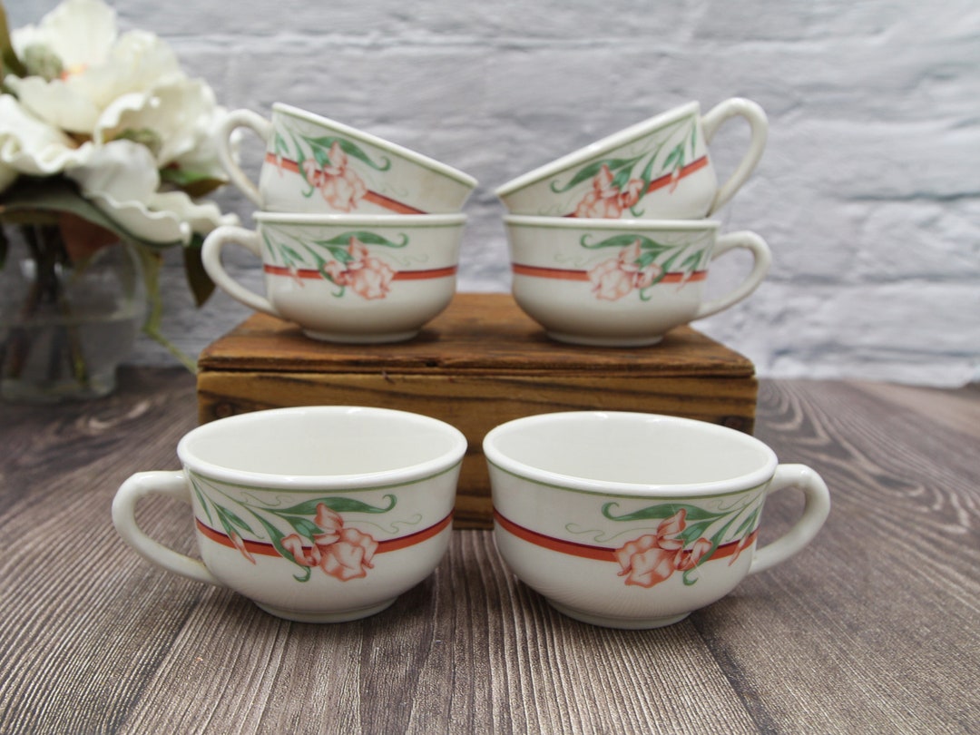 1980's RESTAURANT WARE CUPS Sold in Sets of 2 Vintage Cappuccino Diner ...