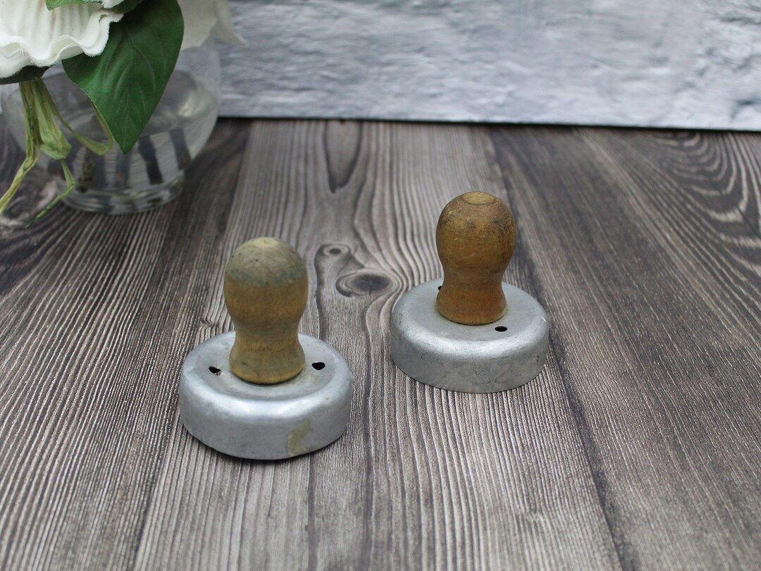 VINTAGE DONUT CUTTER Primitive Wood Handled Pastry Form Set - Etsy