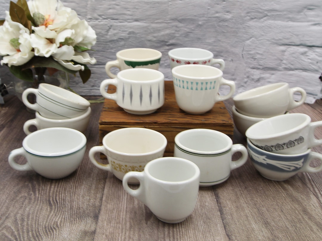 VINTAGE RESTAURANT DINER Mugs, Choice of One, 1950's-1970's Cappuccino ...