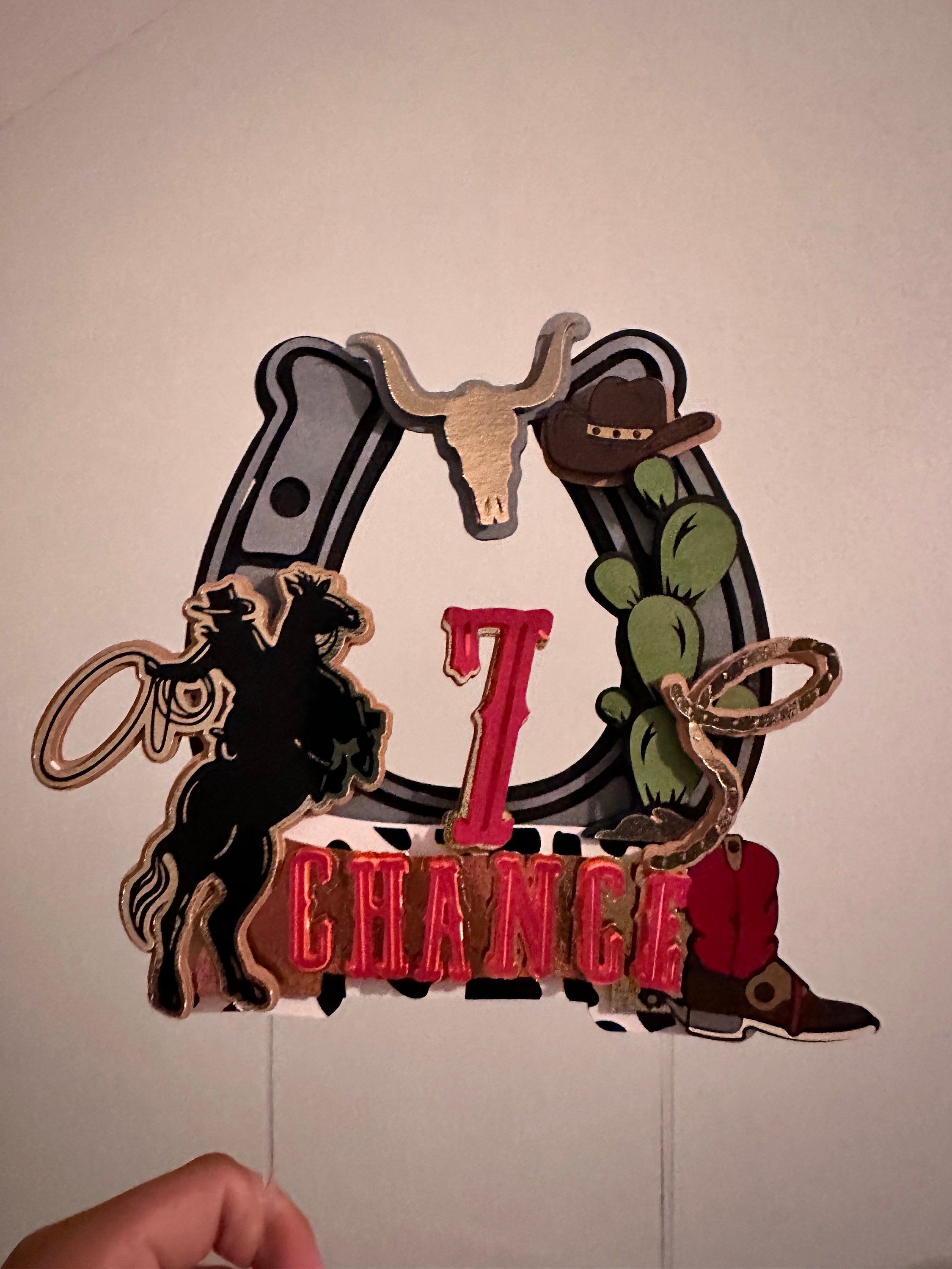 Western Theme Cake Topperwild Westcowboy Cake - Etsy