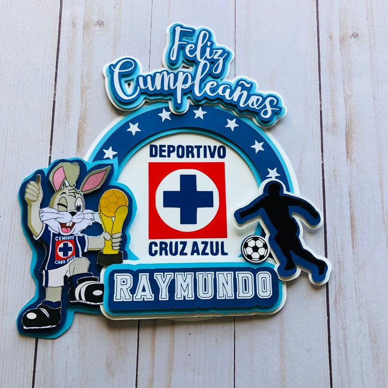Soccer Caketopper|cruz Azul|toluca FC| Futbol Mexicano|liga Mx|birthday ...