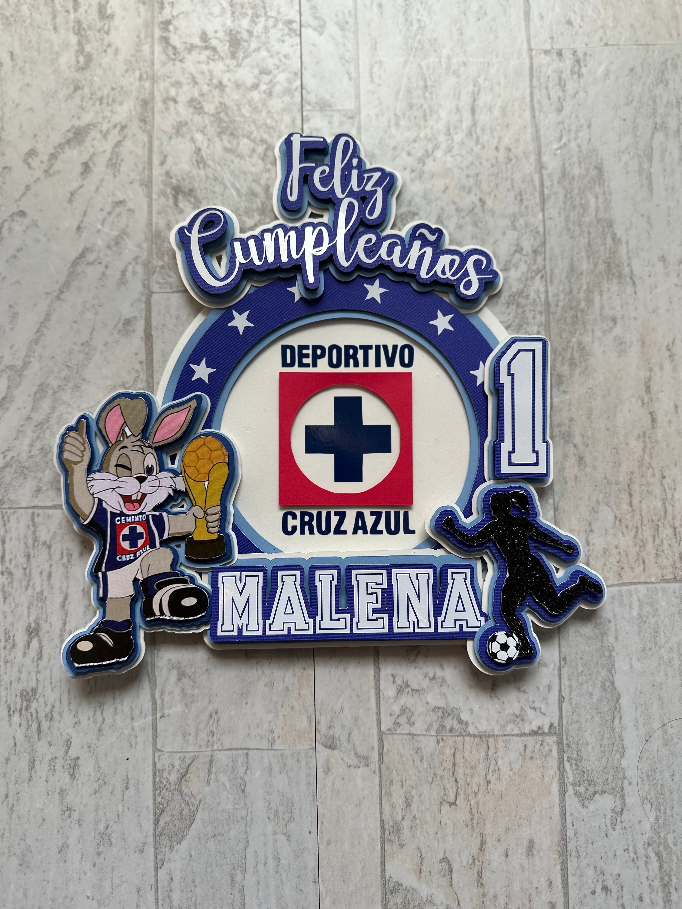 Soccer Caketopper|cruz Azul|toluca FC| Futbol Mexicano|liga Mx|birthday ...
