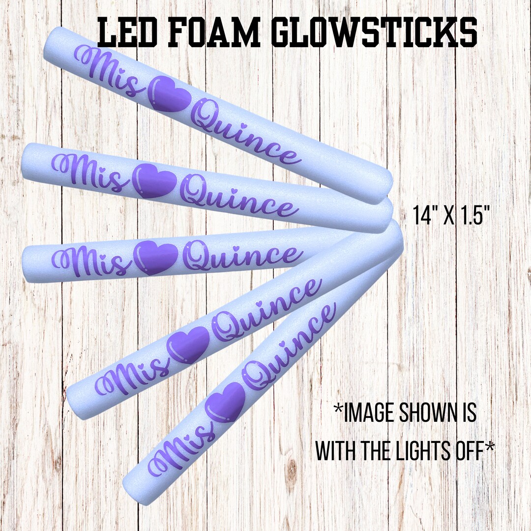 Glow Sticks, Foam Glow Sticks, Party Favors,neon Party,light up Party ...