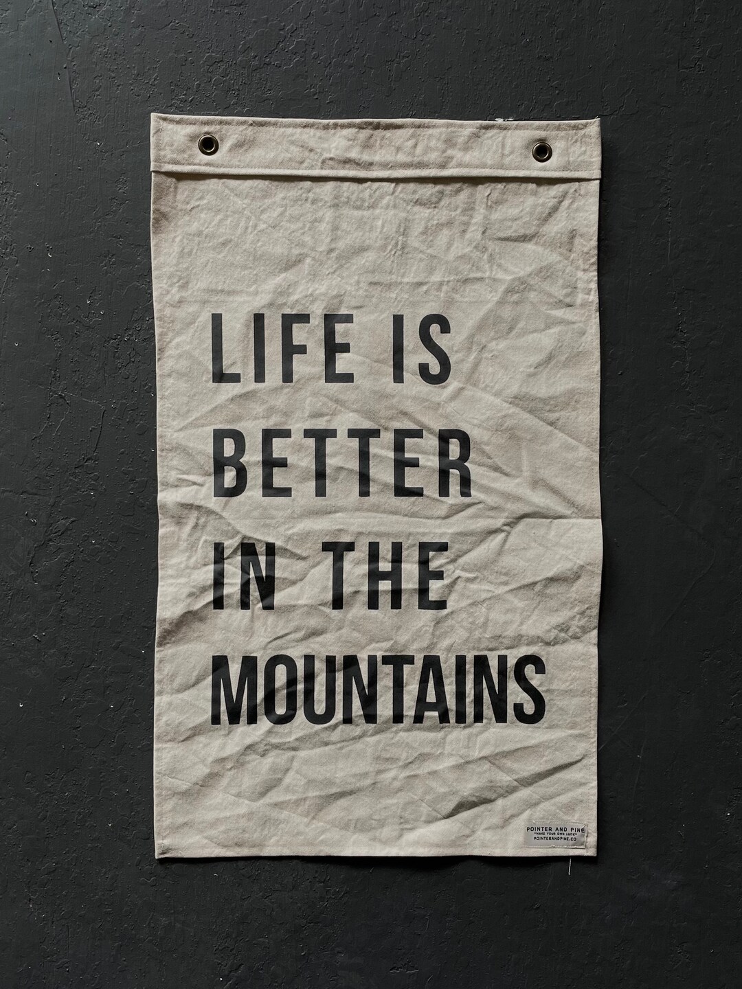 Life is Better in the Mountains Flag - Etsy