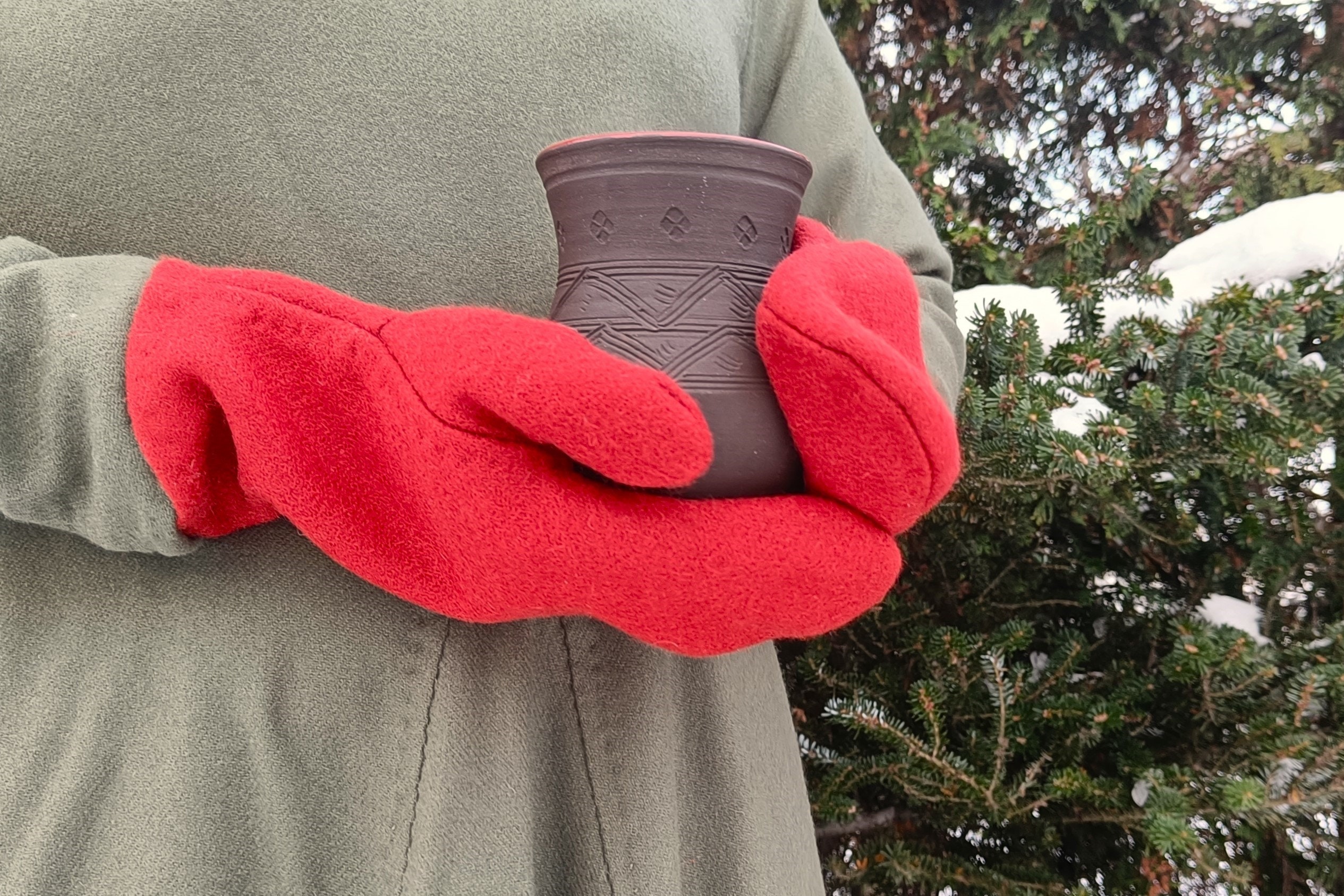 PDF Pattern for Viking-medieval Period Mittens in Fabric - Etsy