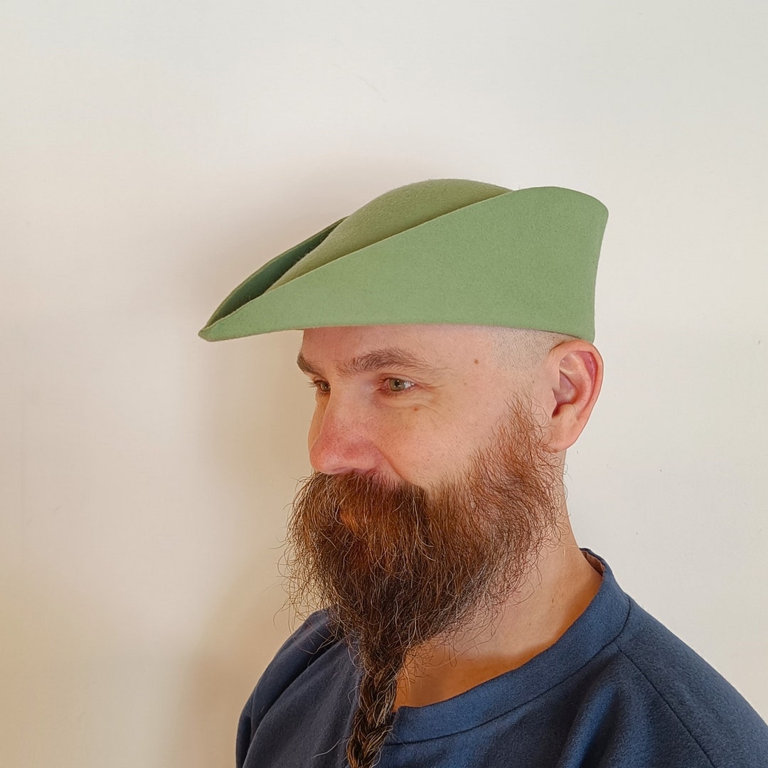 Medieval Hat, Bycocket, Wool Hat - Etsy UK