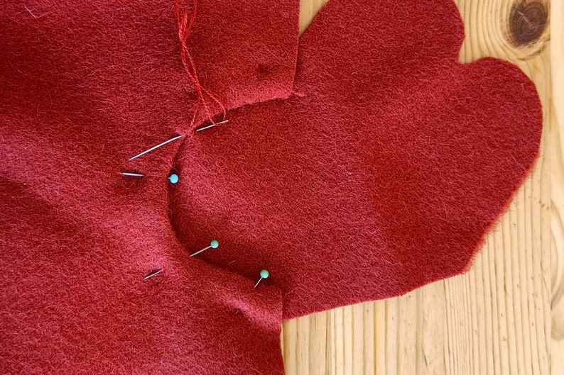 Pattern for Viking-medieval Period Mittens in Fabric - Etsy Australia