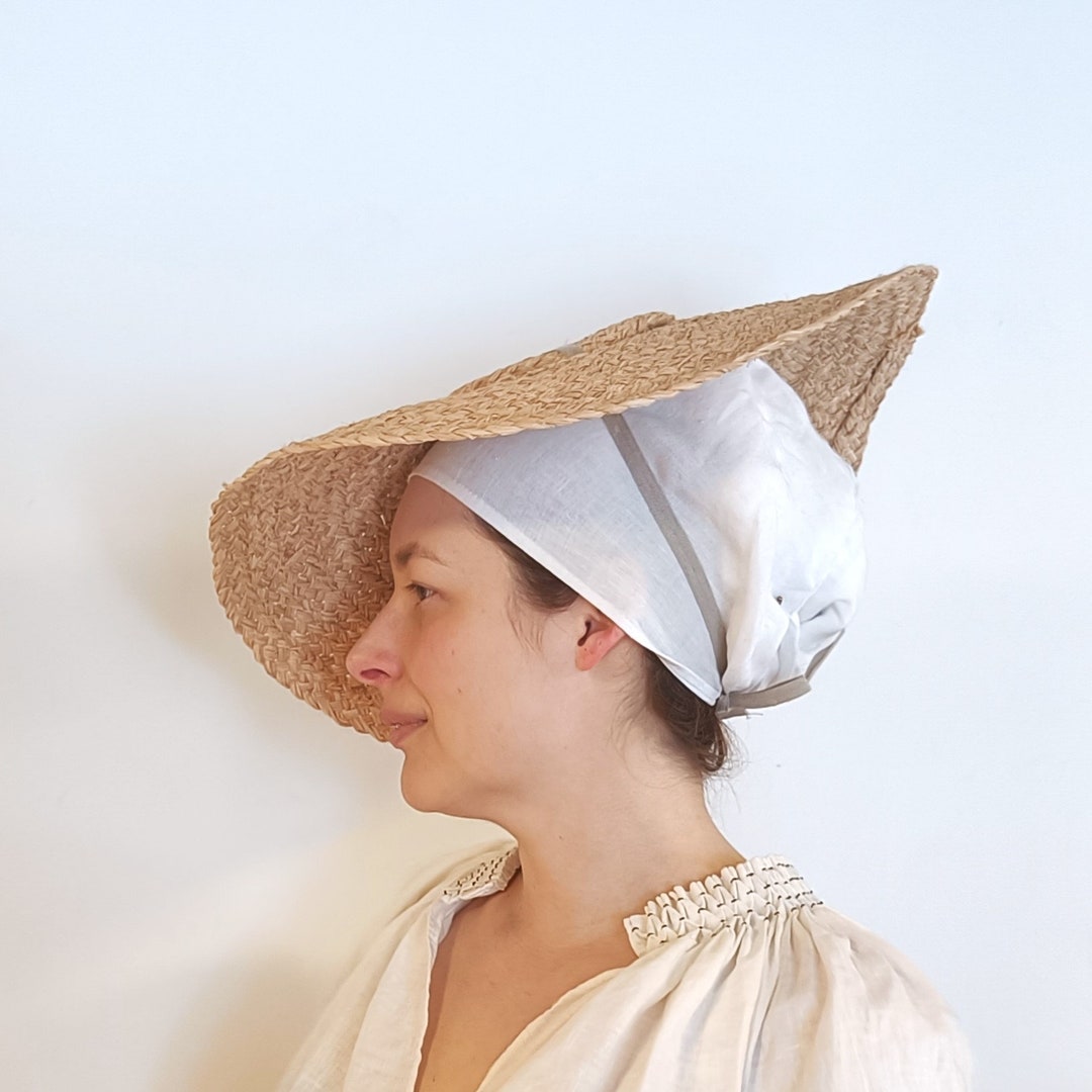 Medieval Straw Hat, 16th C Straw Hat, Trossfrau Hat - Etsy