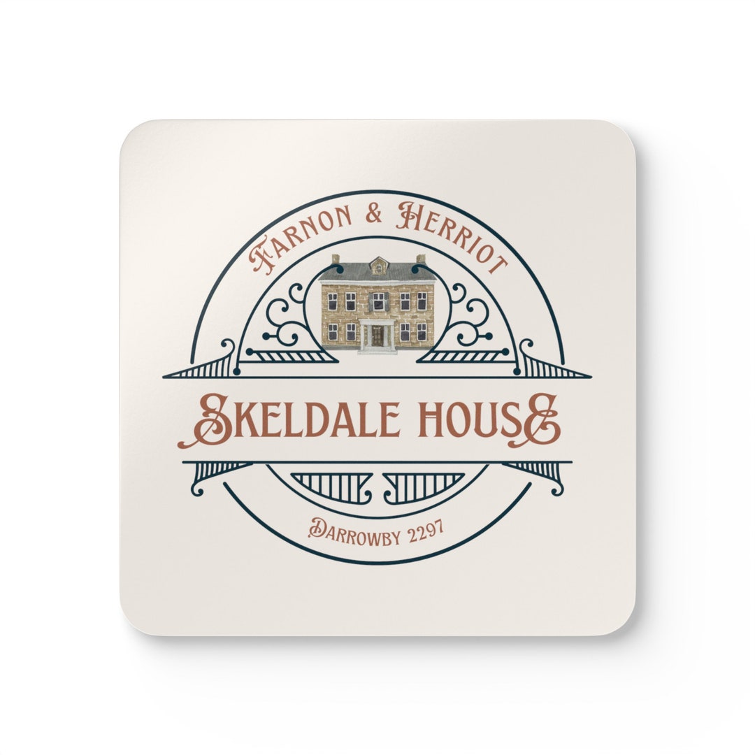All Creatures Great and Small - Skeldale House Corkwood Coaster Set of ...