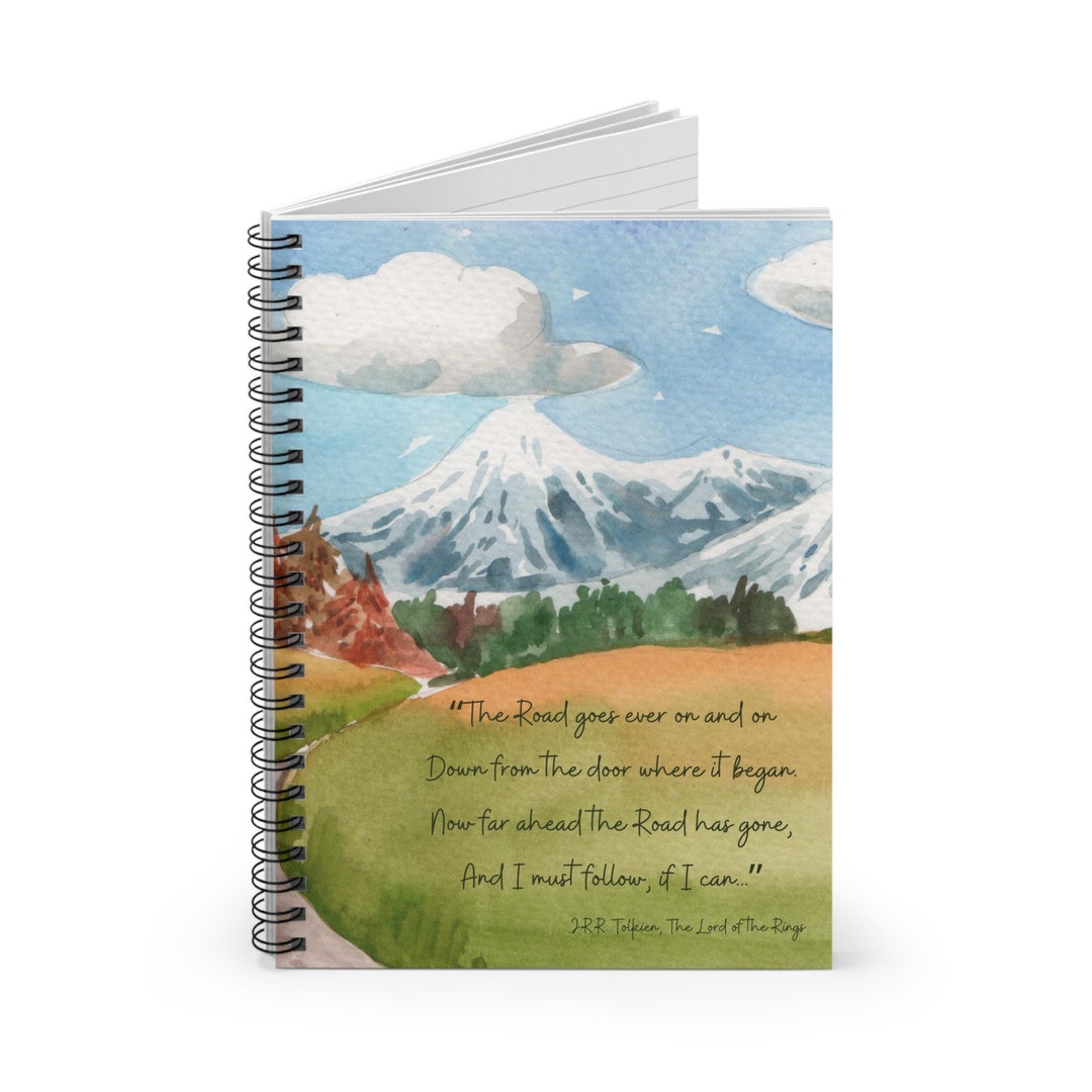 Lord of the Rings Notebook, Tolkien Quote, Book Lover Gift - Etsy