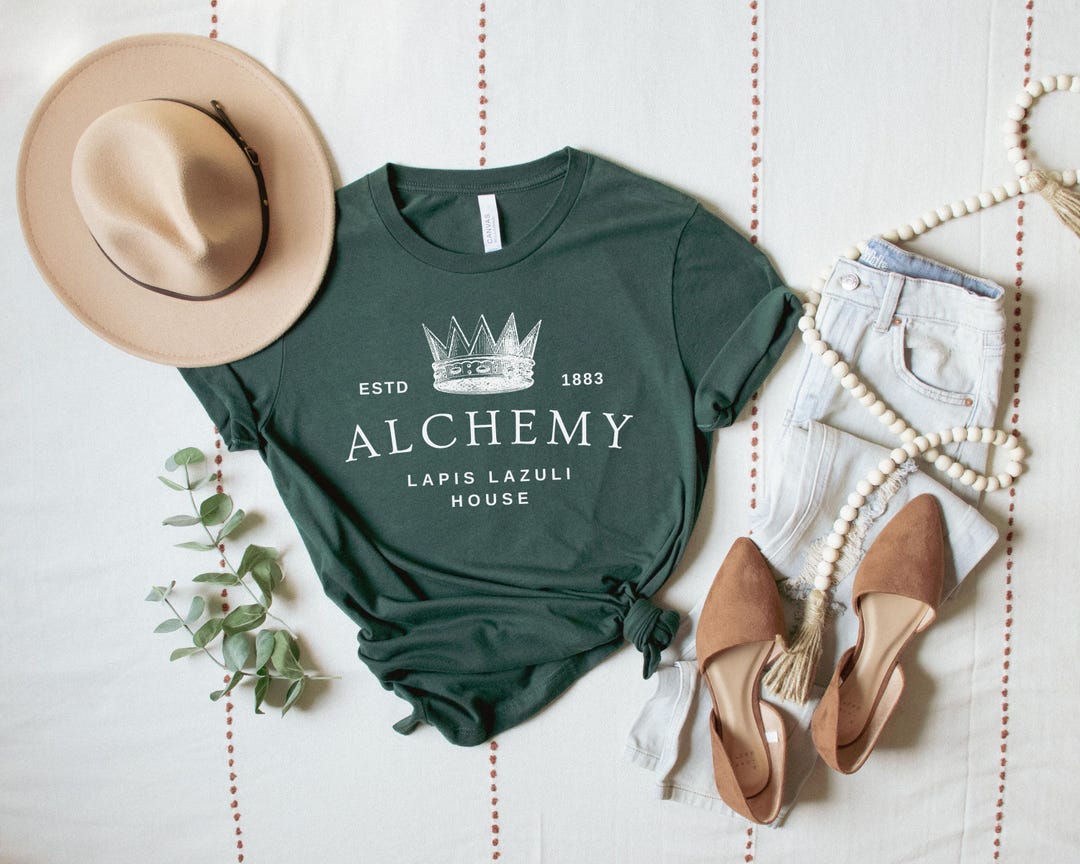 Emma M Lion Shirt: Beth Brower Book Lover Gift, Alchemy Lapis Lazuli ...