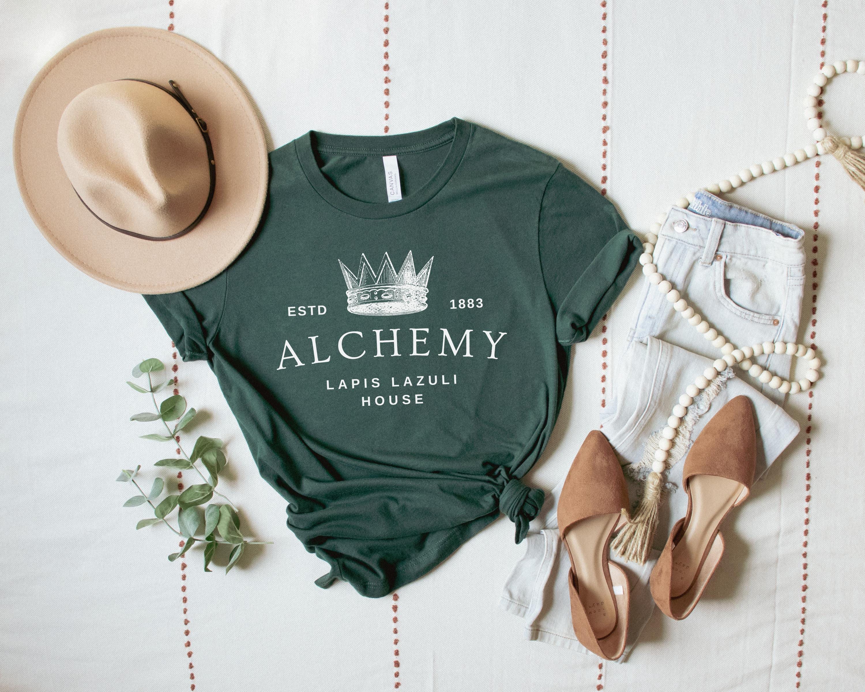 Emma M Lion Shirt: Beth Brower Book Lover Gift, Alchemy Lapis Lazuli ...