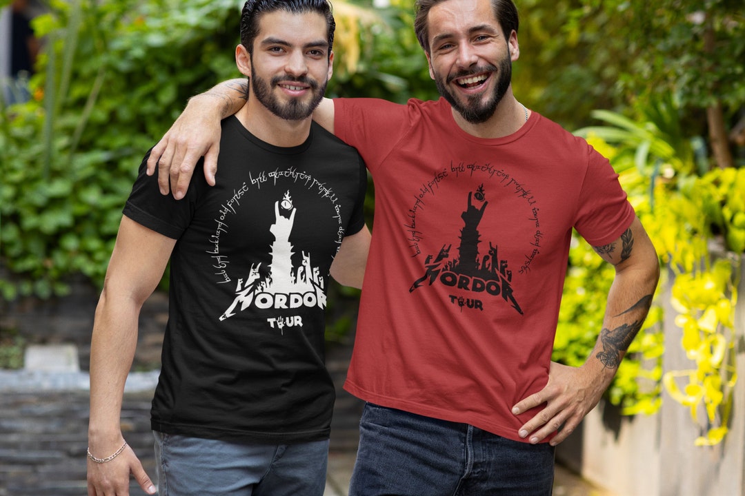 Funny LOTR Tshirts, Lord of the Rings T-shirt, Mordor Concert Tee, Book ...