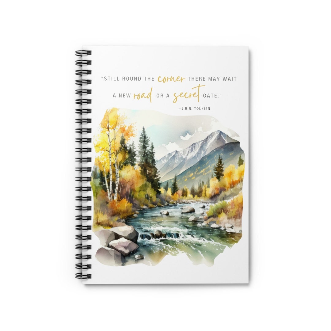 Lord of the Rings Spiral Notebook: Tolkien Quote Journal - Etsy