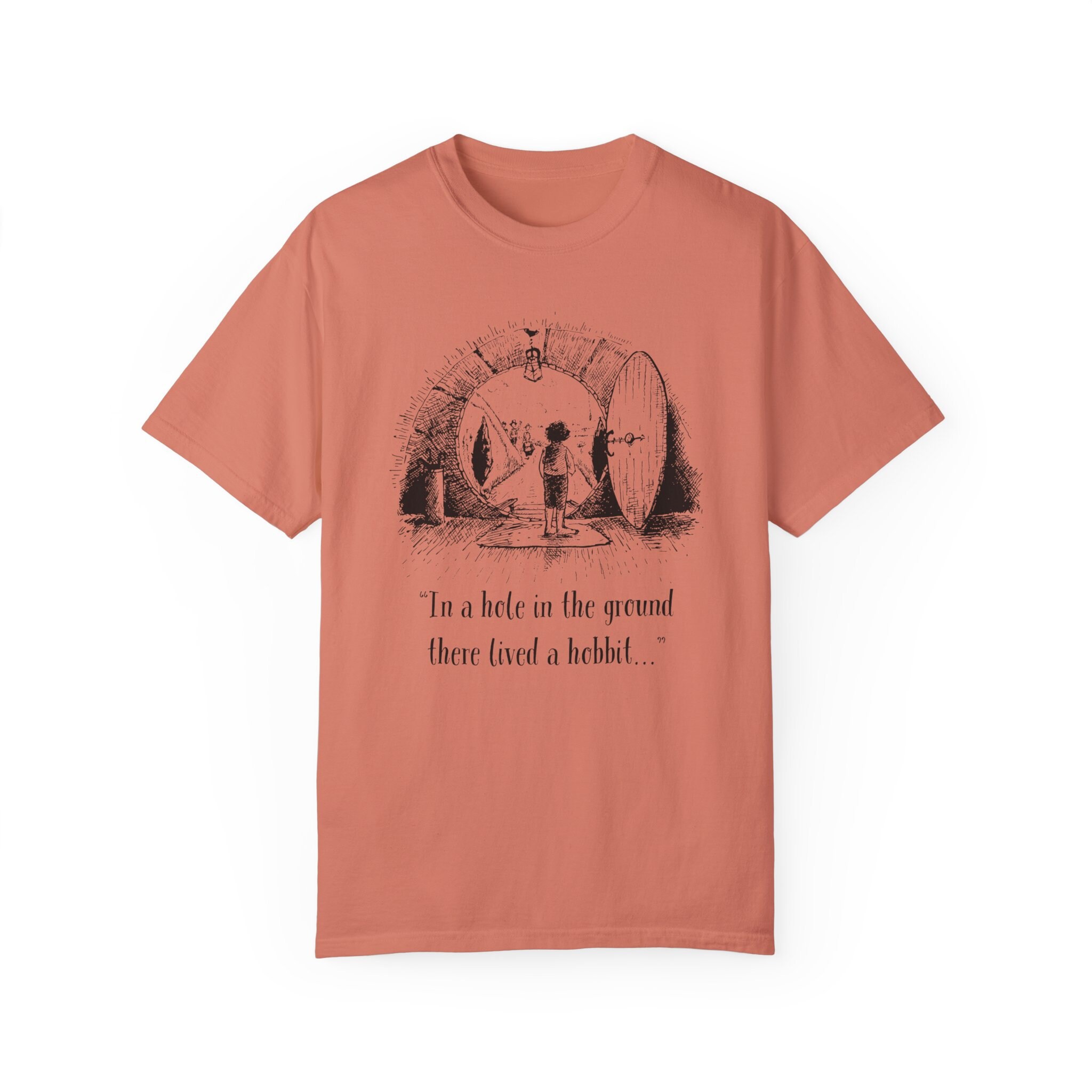 In a Hole in the Ground There Lived a Hobbit T-shirt the Lord of the ...