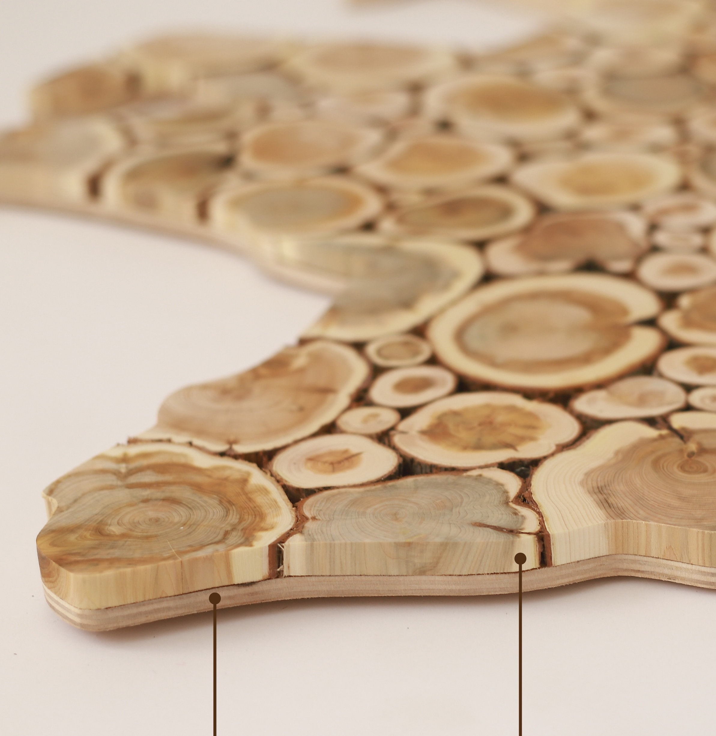 Wooden Mosaic Wall Art Bear 80x50cm (32"x20"), Wall Art Wood Panel ...