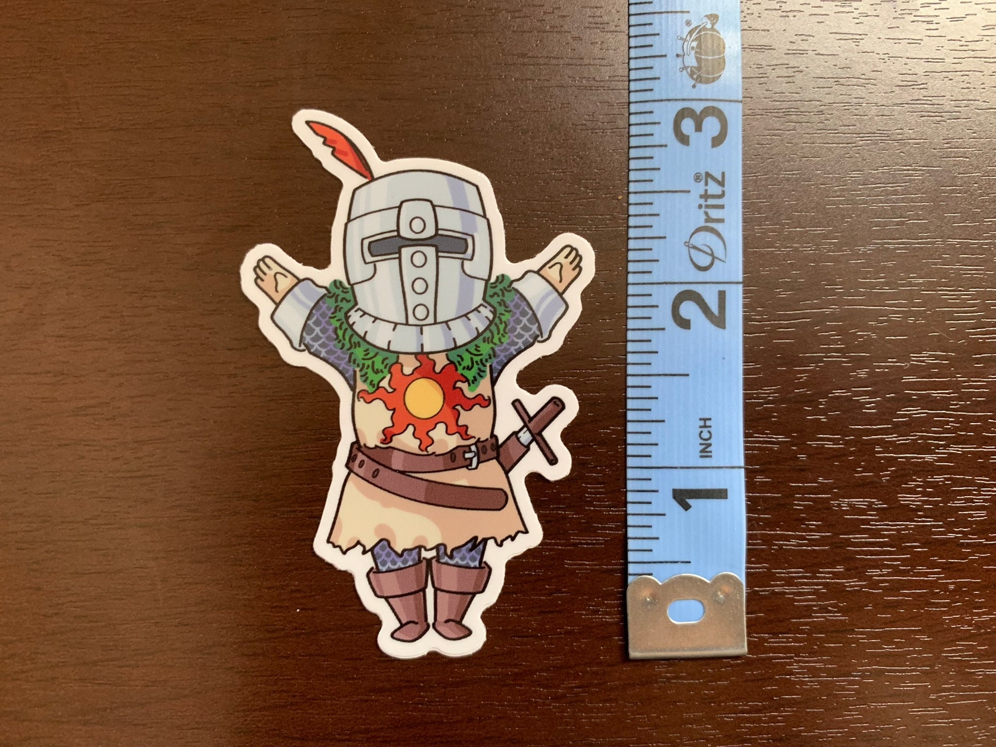 Chibi Solaire Vinyl Sticker Dark Souls Soulsborne Stickers - Etsy