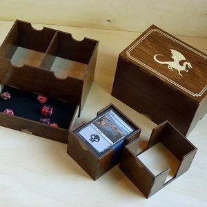 Magic Dragon 200 Card Deck and Dice Box - Etsy
