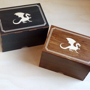 Magic Dragon 200 Card Deck and Dice Box - Etsy