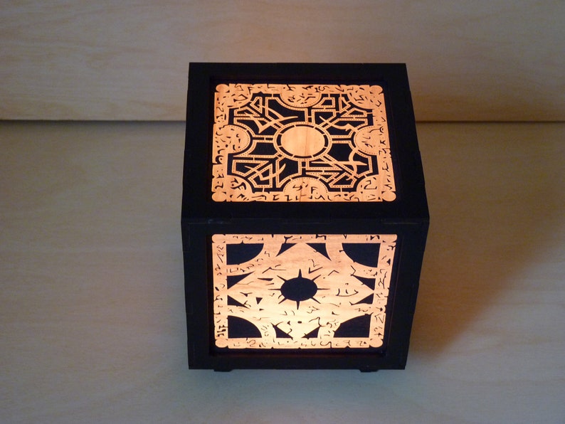 Puzzle Box Lamp | Etsy