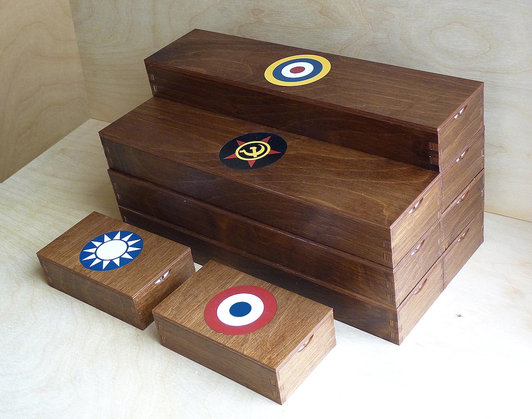 Set of 9 WWII Game Boxes for Tokens, Vehicles and Troops - Etsy