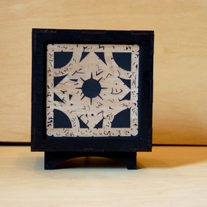 Puzzle Box Lamp - Etsy