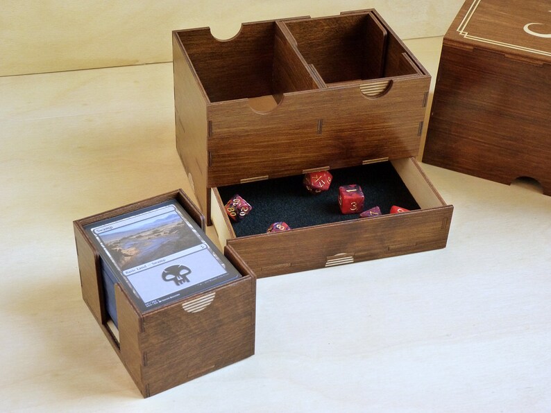 Magic Dragon 200 Card Deck and Dice Box - Etsy
