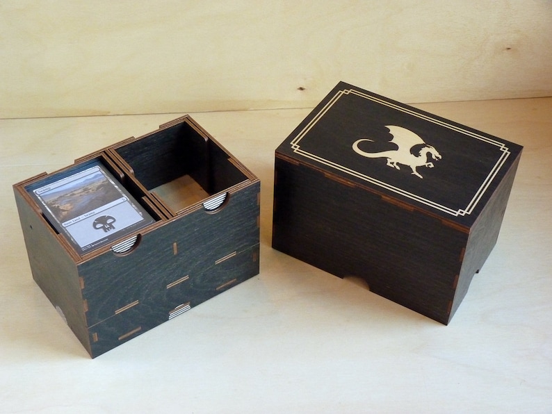 Magic Dragon 200 Card Deck and Dice Box | Etsy