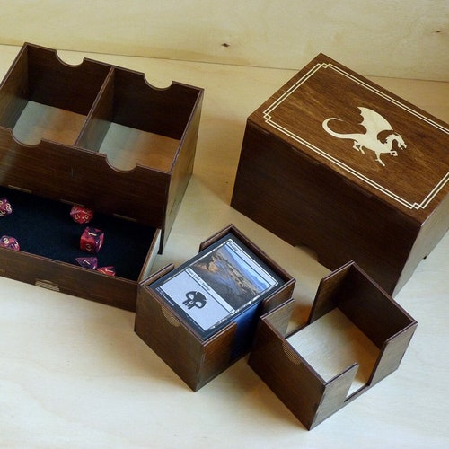 Custom 100 Card Deck and Dice Box - Etsy