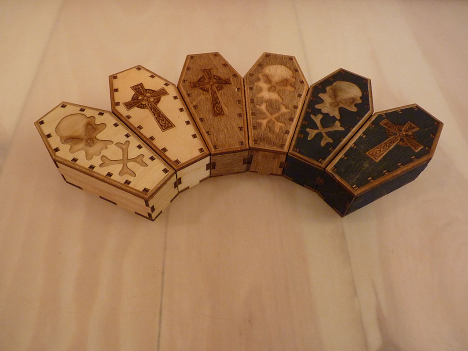 Mini 4" Coffin Boxes (sets of 2) - Etsy