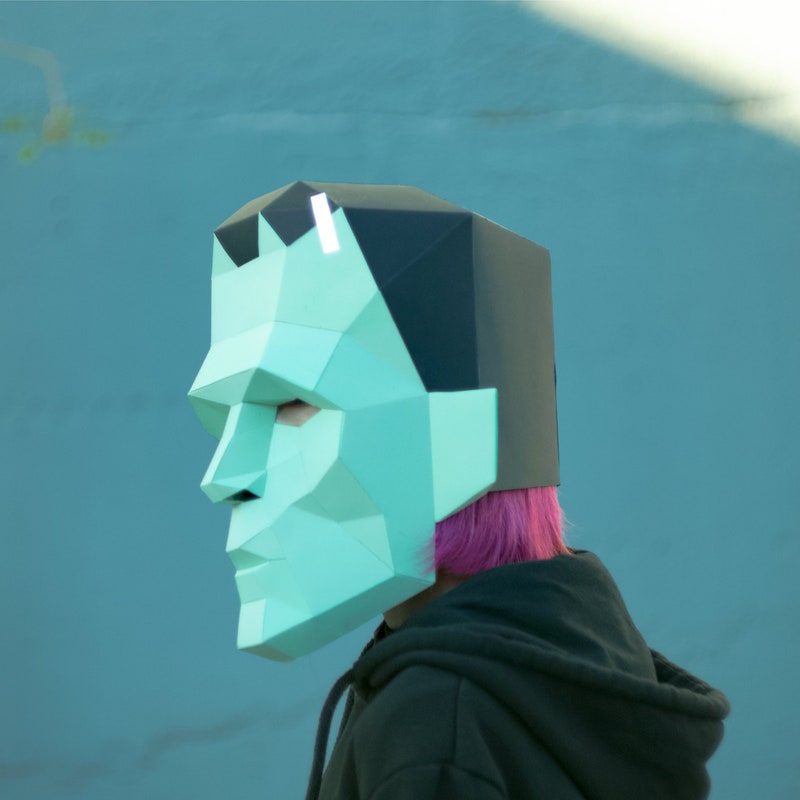 Frankenstein Mask - Etsy