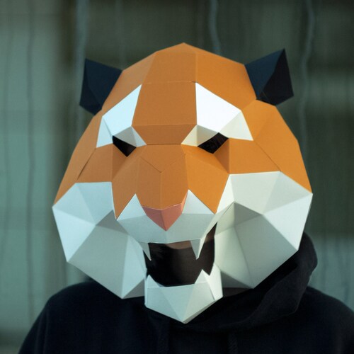 DIY TIGER MASK | Etsy