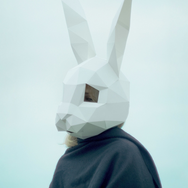 Bunny Mask - Etsy