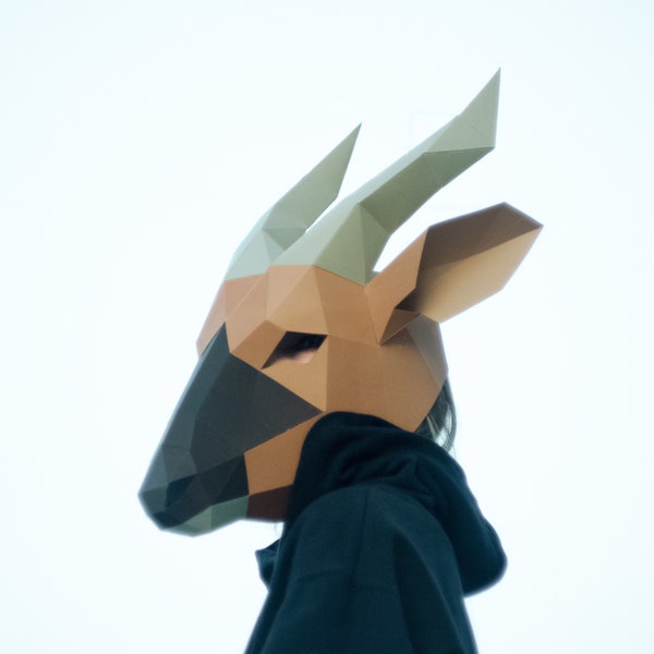 Polygonal Mask - Etsy