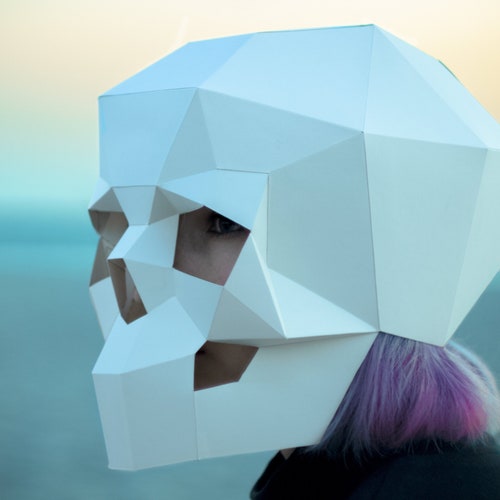 Scary MASK PAPERCRAFT animal Skull 3D Diy Adult Paper Craft | Etsy