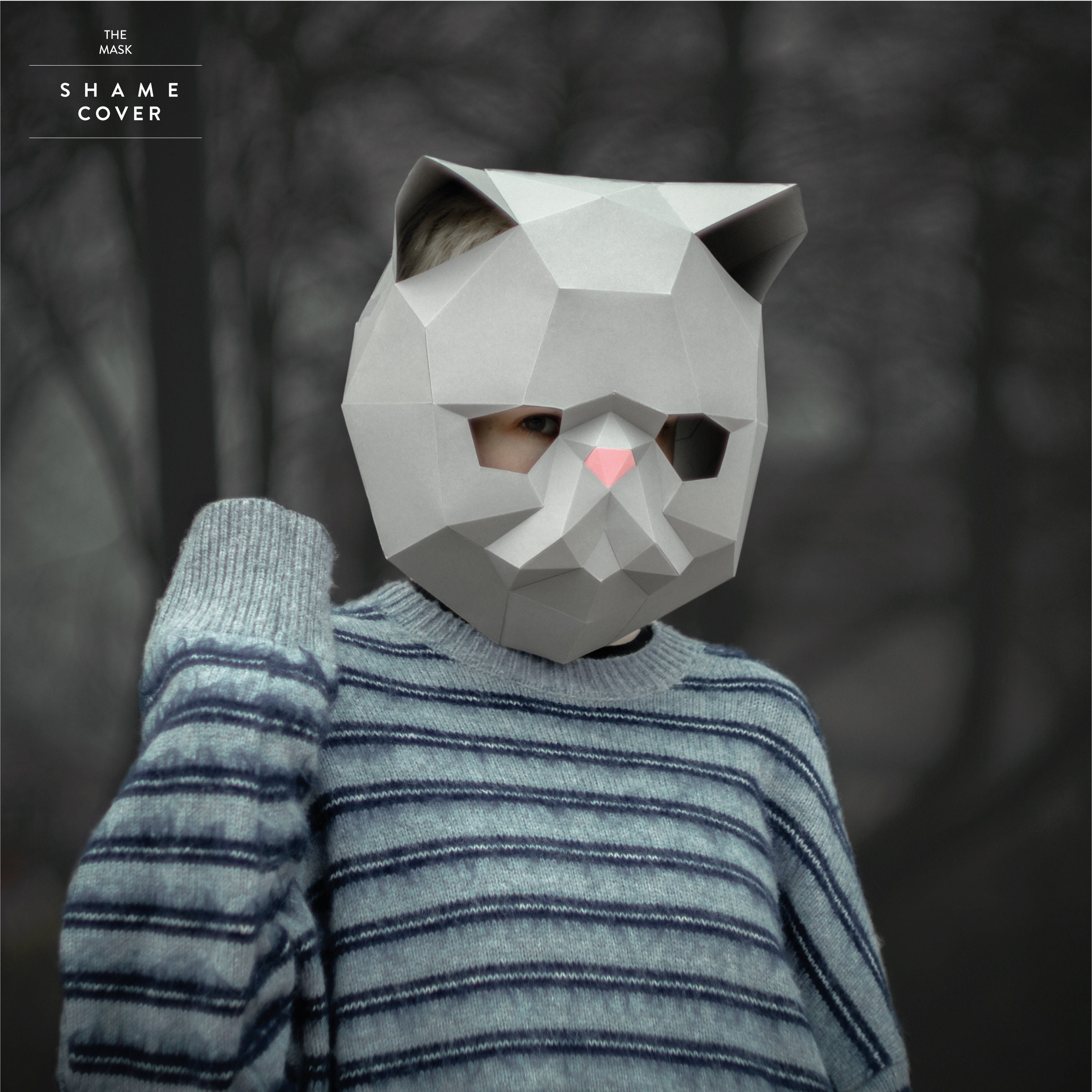 Make Exotic Cat Mask DIY Animal Head Instant Pdf download | Etsy